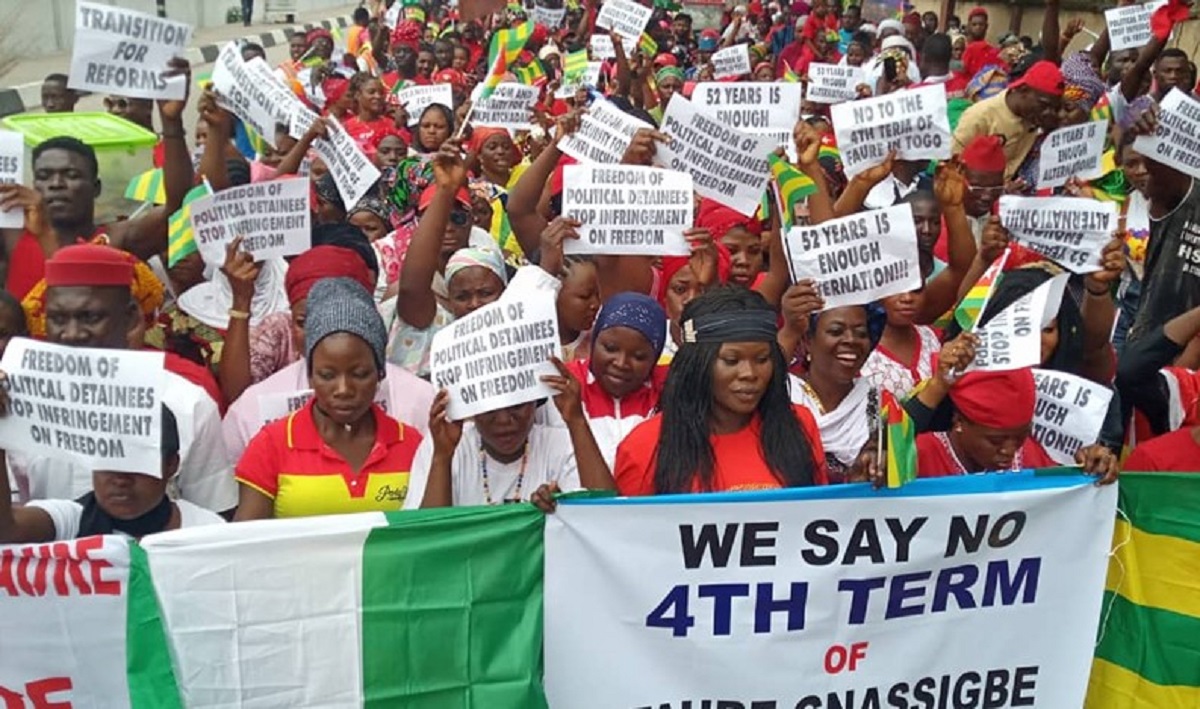 Togo nationals protest against president in Nigeria - CoreTV News
